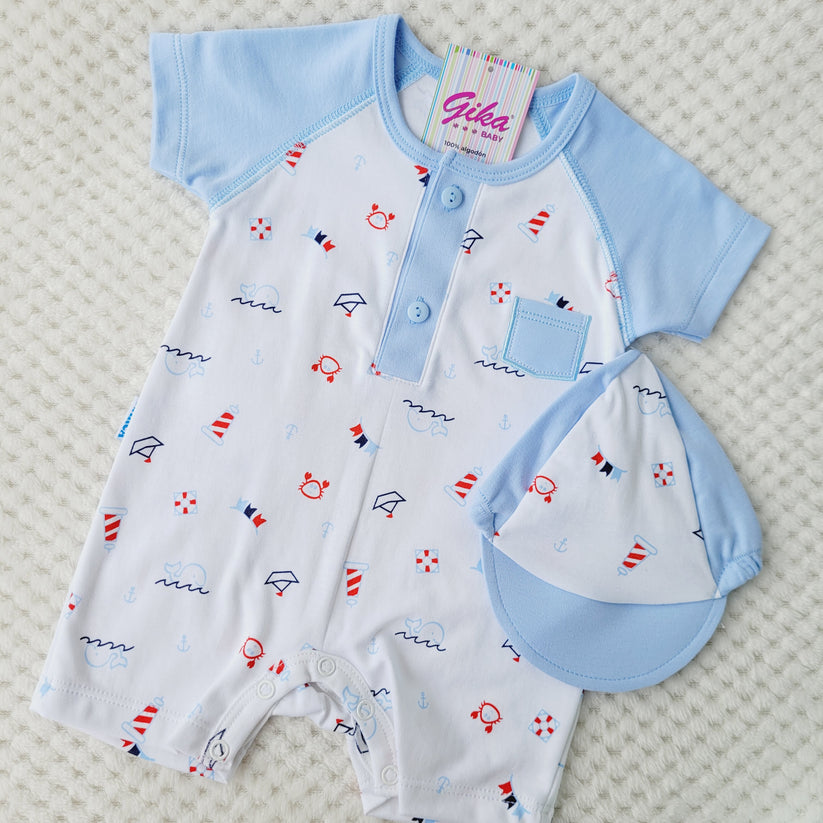 Enterizo Omar - Celeste – GIKA STORE